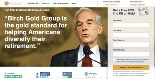 Birch Gold Group Review 2025: Pros, Cons & How It Compares